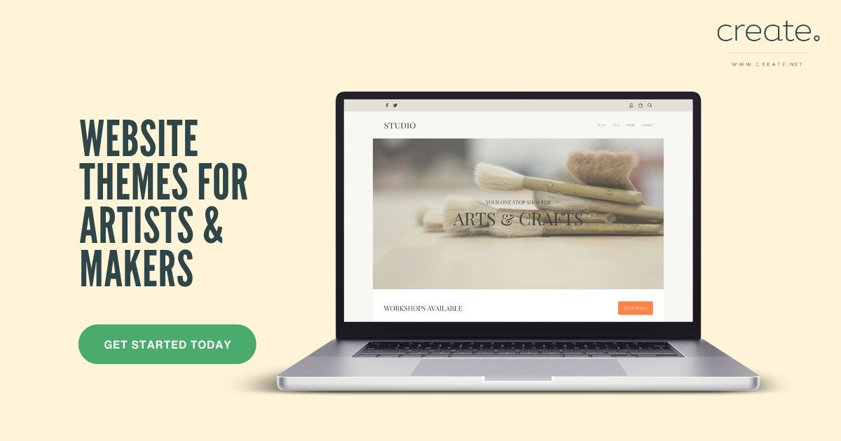 Website Templates & Themes For Artists, Crafters and Makers