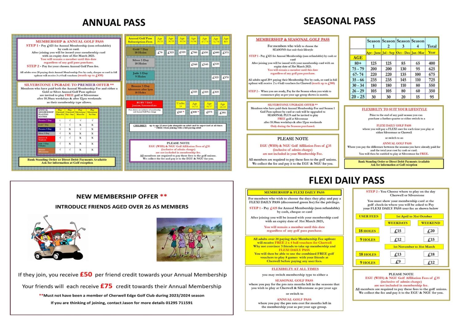Golf Membership Fees 2024