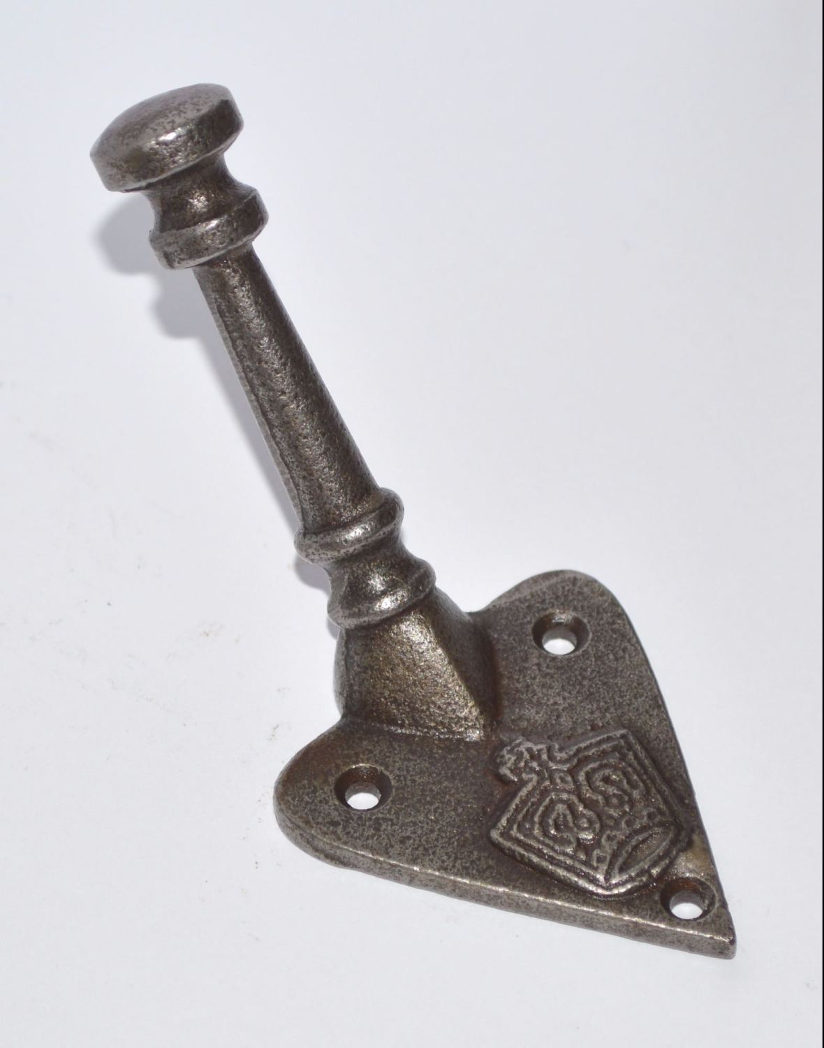 Rustic Cast Iron Arts and Crafts Hook, Reproduction Reclaimed