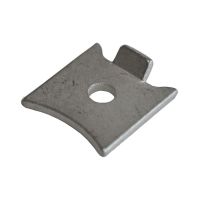 Electro-Brass Slotted Strip Shelf Support for Raised Strips - Pack of 4