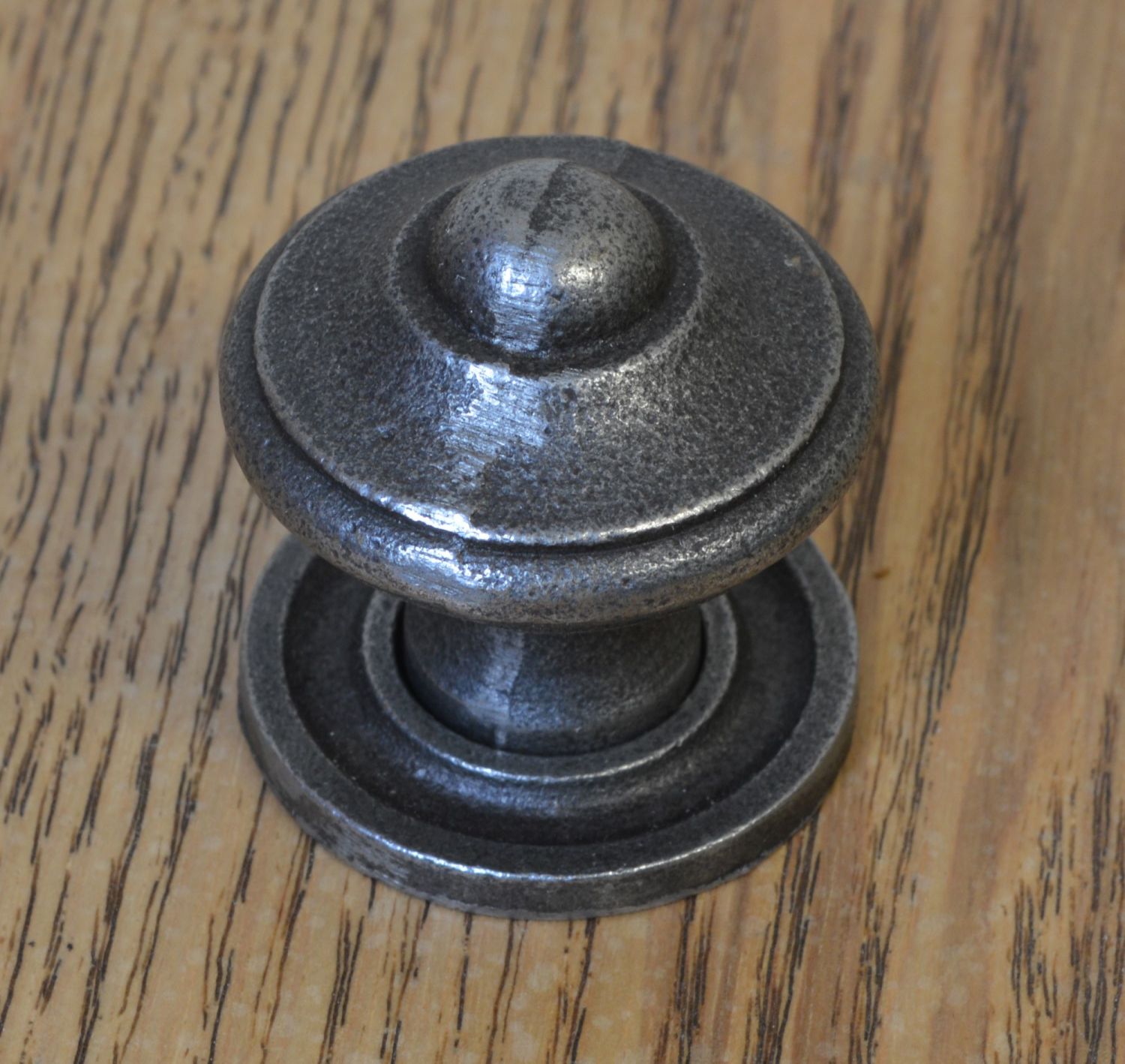 Rustic Cast Iron 120mm D Handle, Reproduction Reclaimed