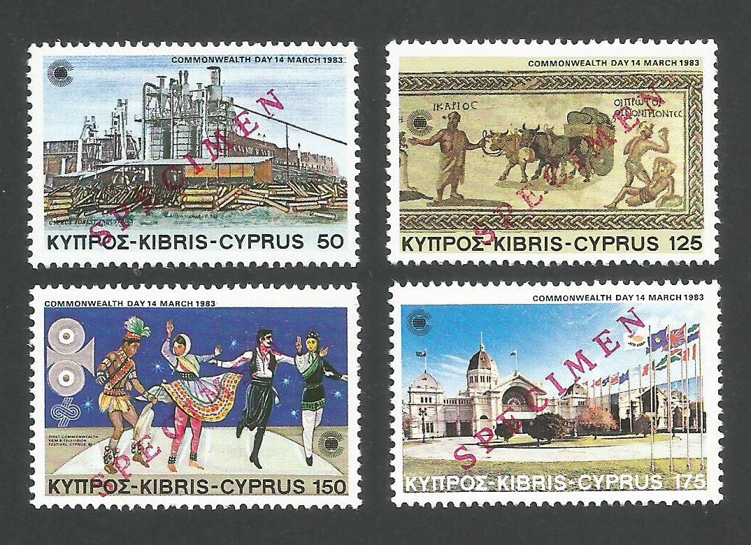 Cyprus Stamps SG 598-01 1983 Commonwealth day