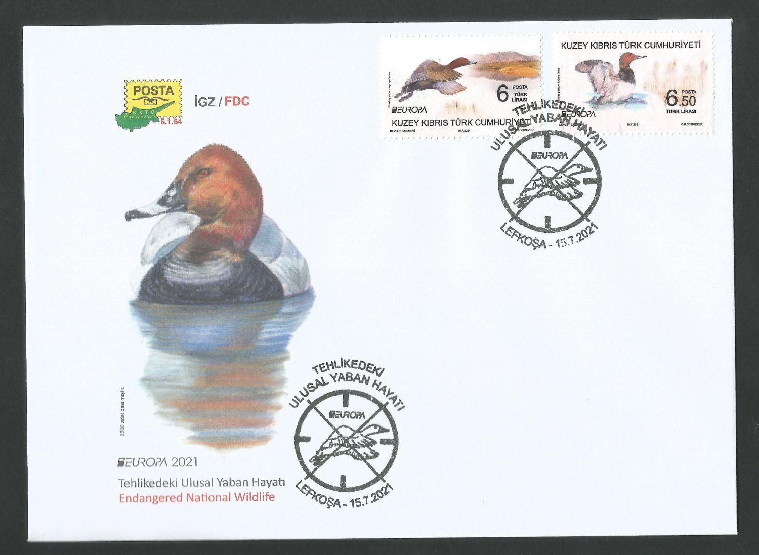 North Cyprus Stamps 2020 - First Day Covers | FDCs