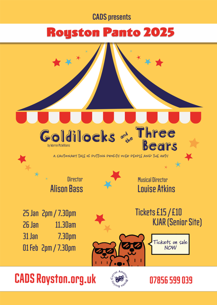 Shows: Goldilocks and the Three Bears