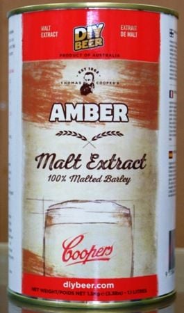 Amber Liquid Malt Extract for recipe brewing
