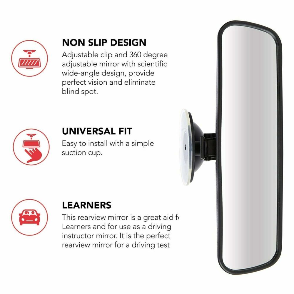 Rear View Mirror for Driving Test, Rear View Mirror, Driving Instructor ...