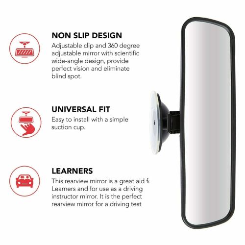 Rear View Mirror for Driving Test, Rear View Mirror, Driving Instructor ...