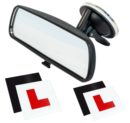 Rear View Mirror for Driving Test, Rear View Mirror, Driving Instructor ...