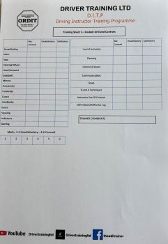 ADI Part 3 Lesson Sheets
