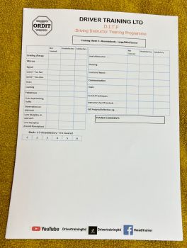 ADI Part 3 Lesson Sheets