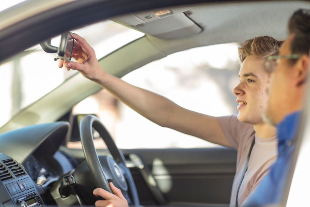 Rear View Mirror for Driving Test, Rear View Mirror, Driving Instructor ...