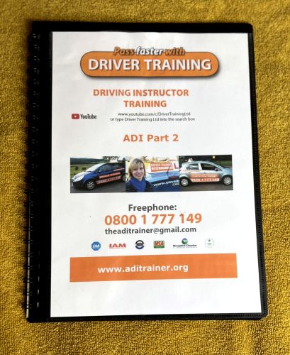 ADI Part 3 driving intructor training aids| ADI lesson plans