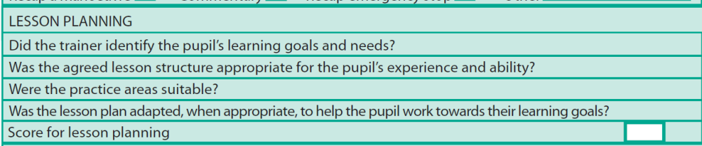 understanding the adi standards check marking sheet