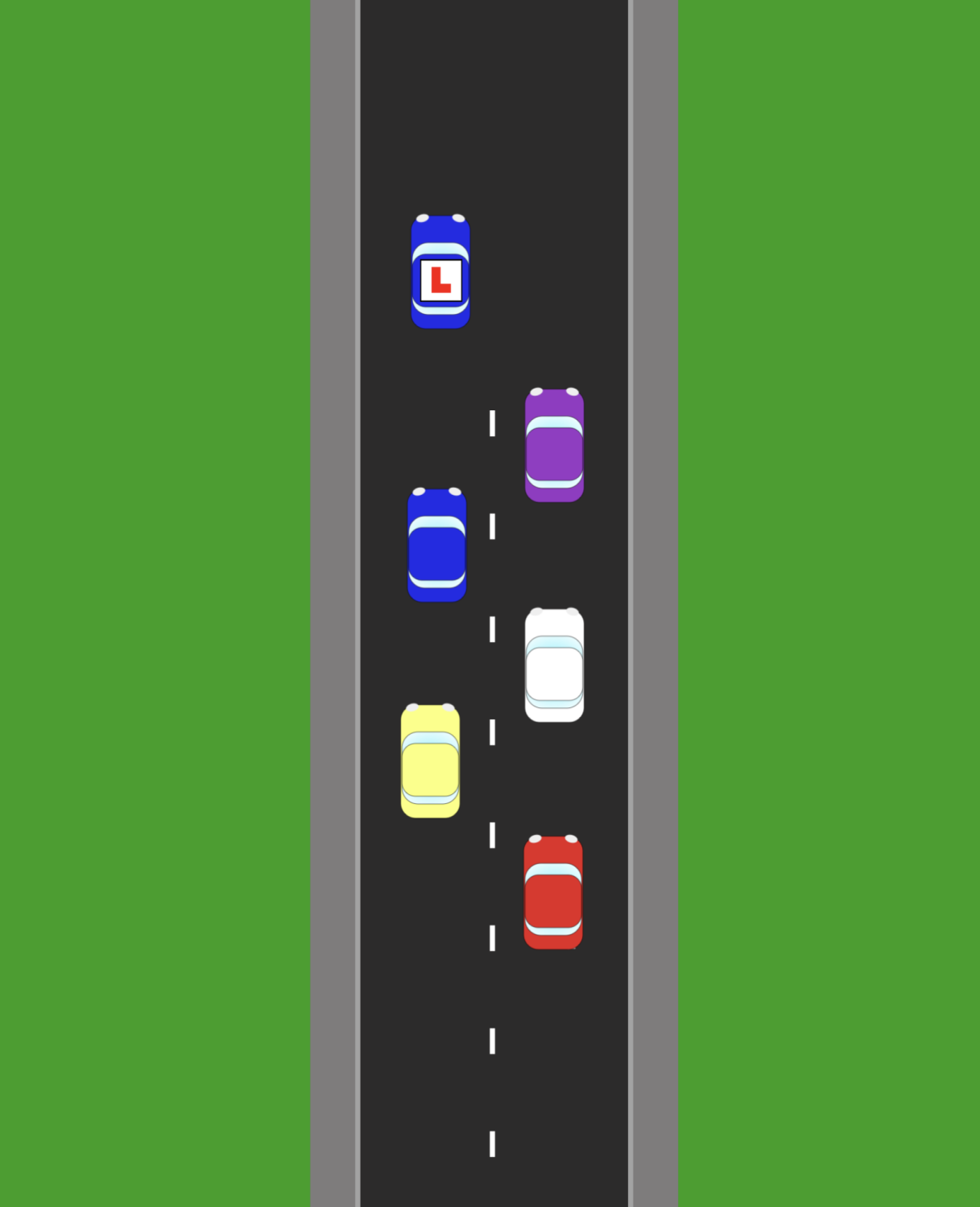 A drivers guide to zip merging in uk merge in turn