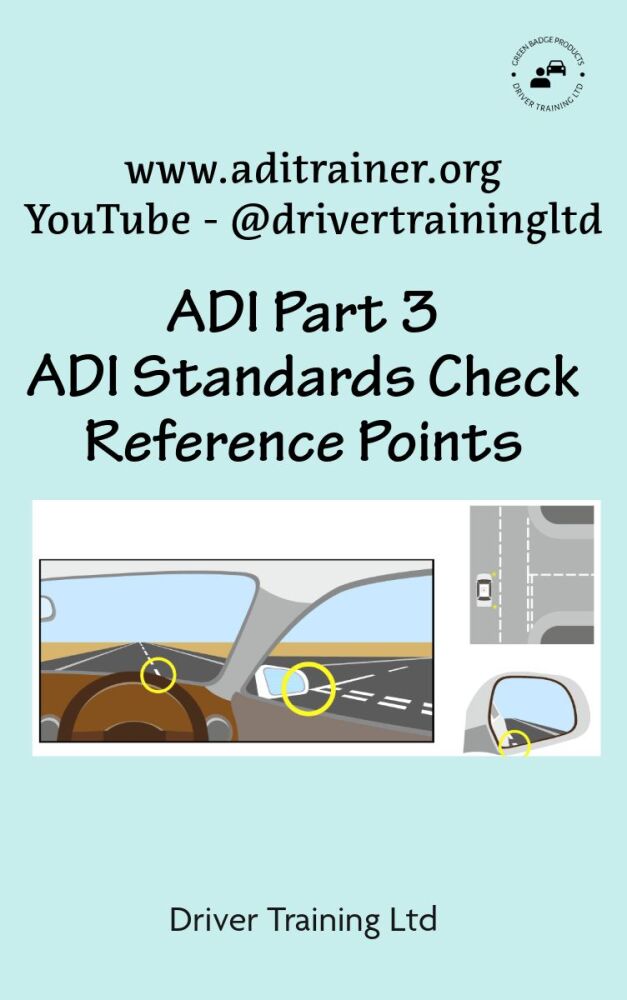 driving instructor reference points or focal points for driving lessons