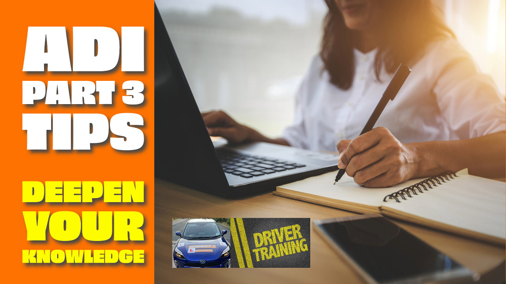 ADI Part one theory test Explained