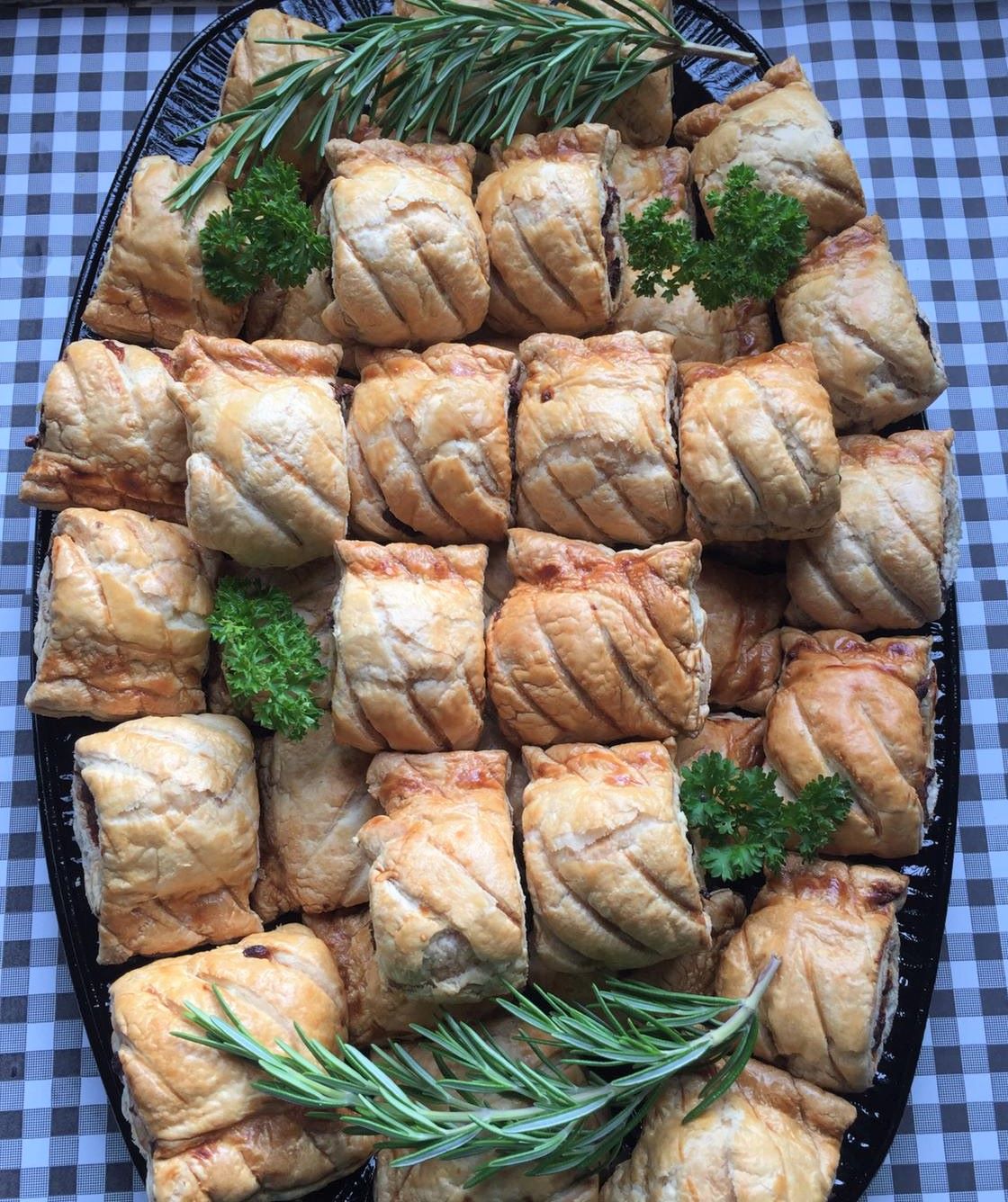 Sausage roll platter