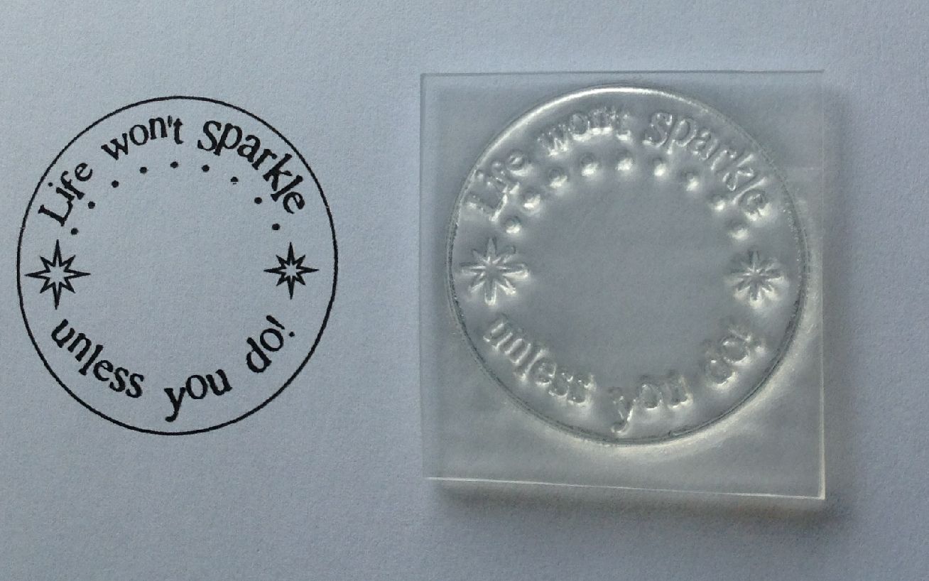 Circle Stamps, clear round stamps for card making