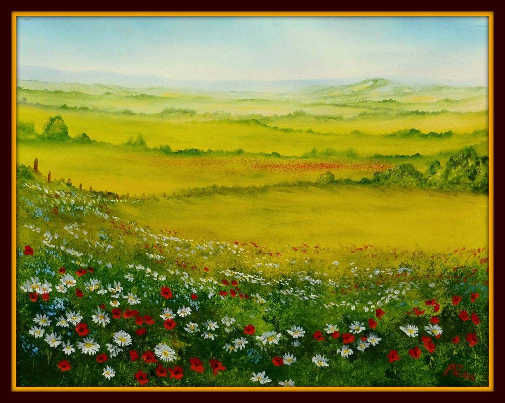 Bob Ross oil painting classes. Learn step by step at our classes.