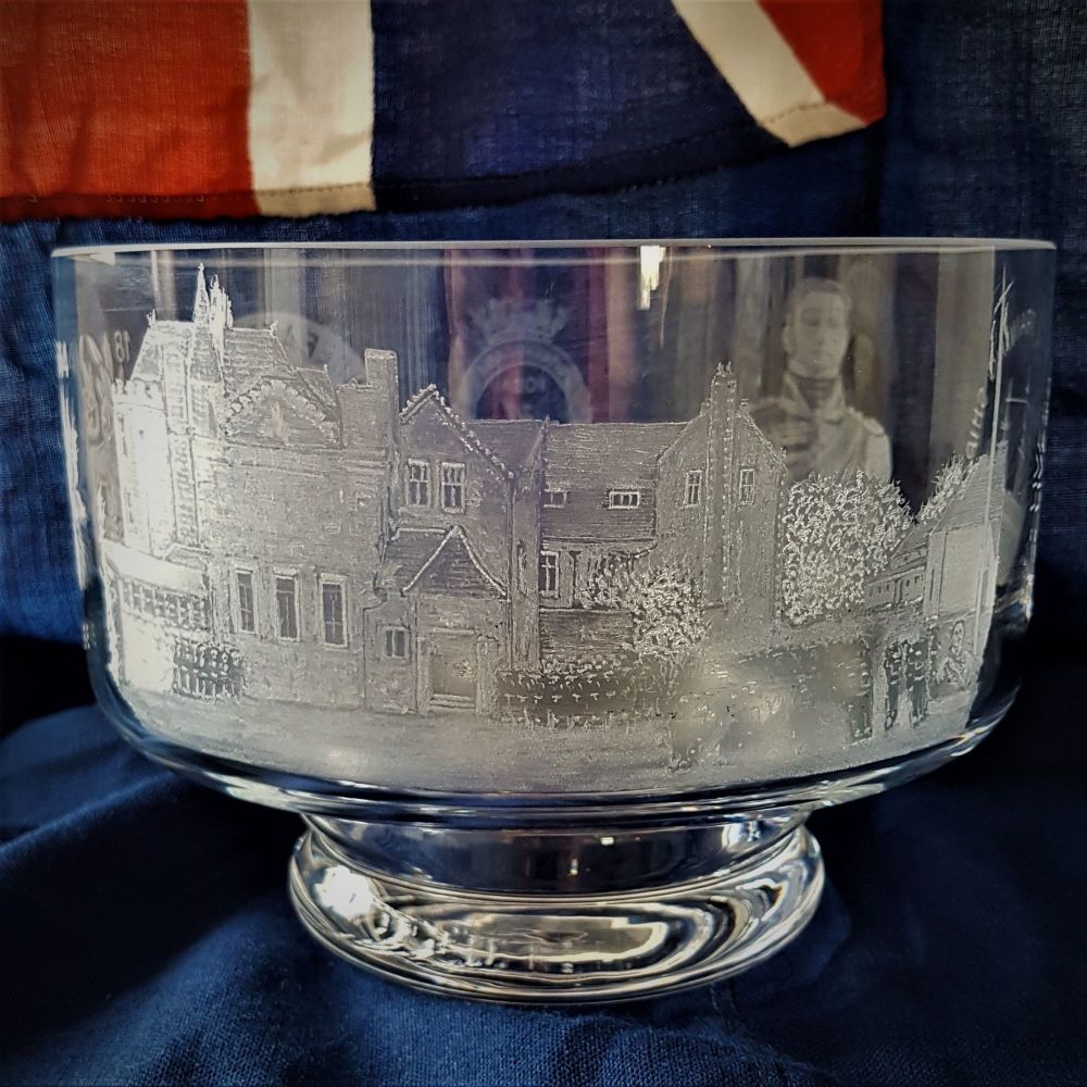 indefatigable reunion engraved glass prize