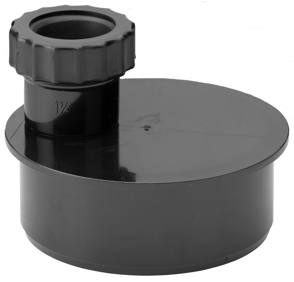 Black Waste Adaptor 32mm