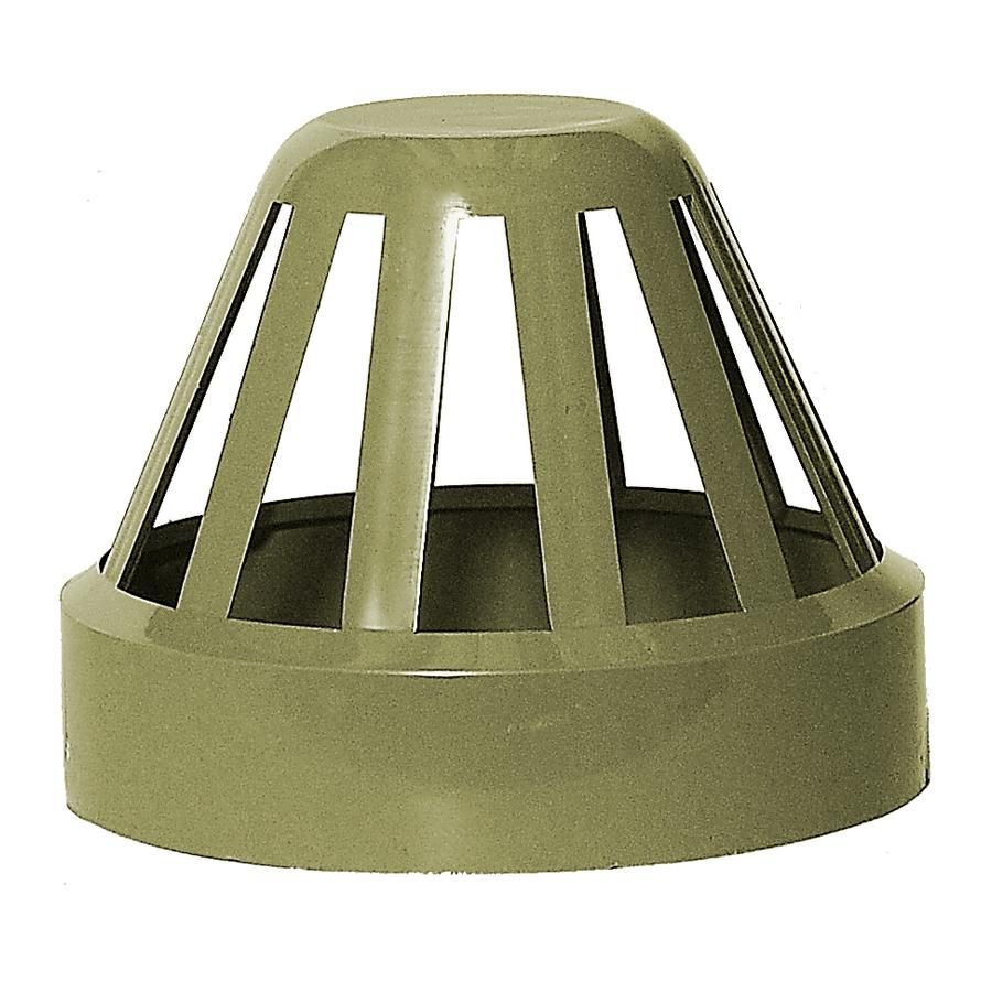 Olive Grey 110mm Solvent Vent Cowl - PDC