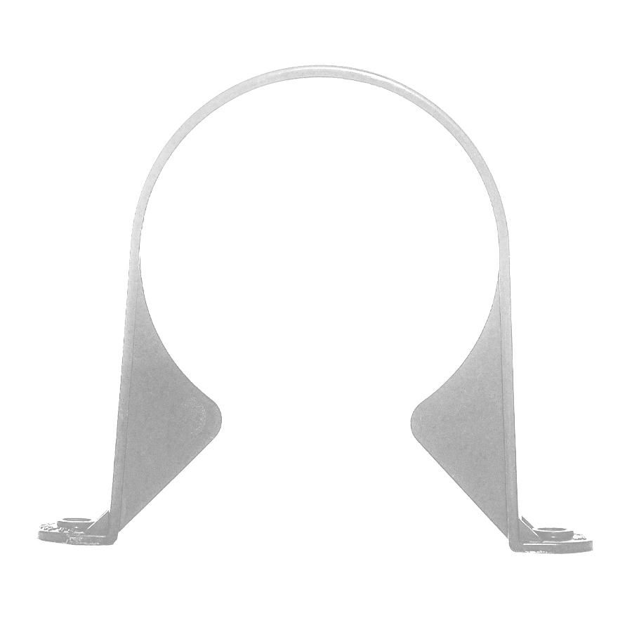 Black 110mm Push Fit Pipe Support Bracket - PDC