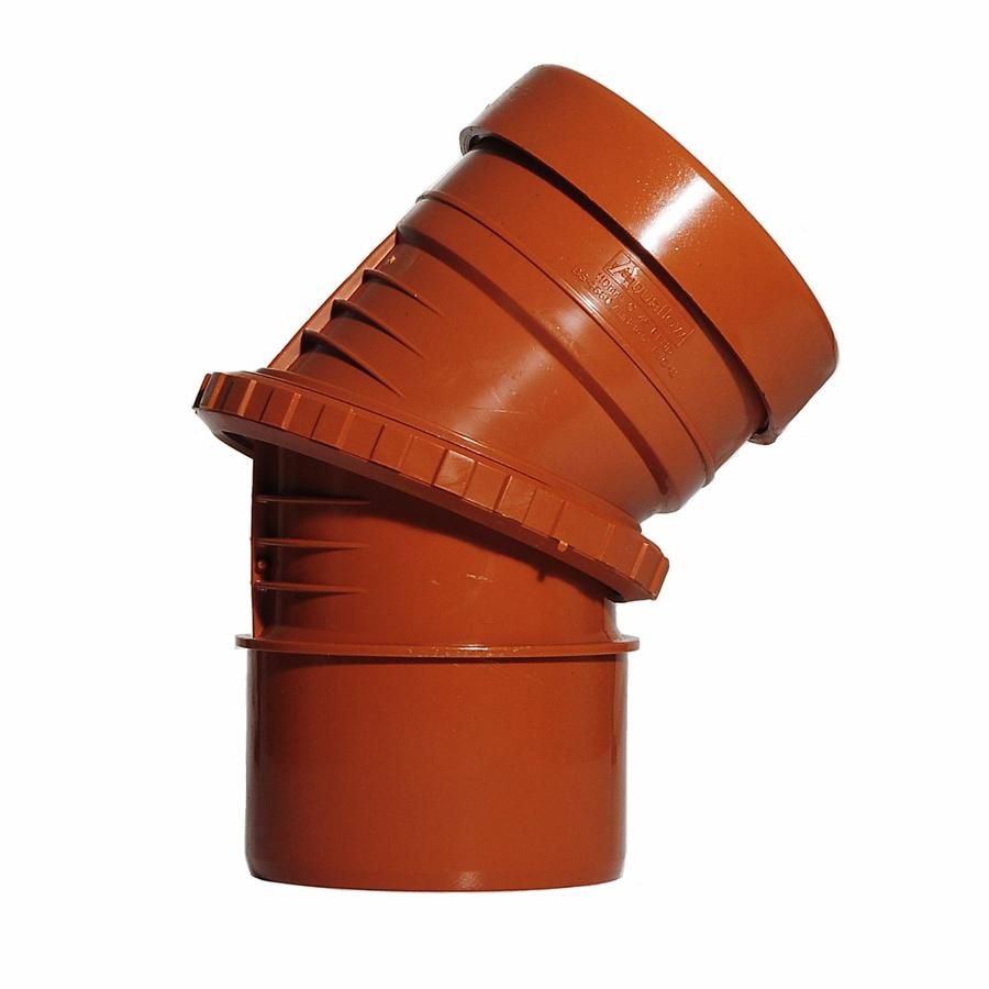 Terracotta Underground 110mm Adjustable Bend 45 - PDC
