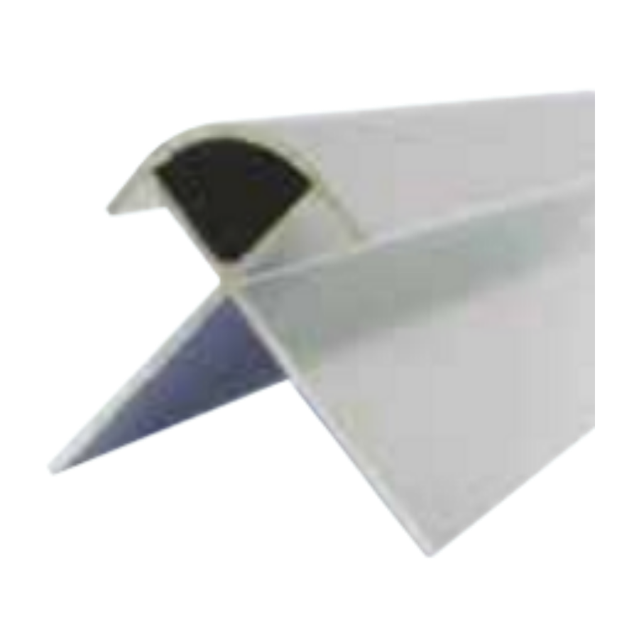 Chrome Ali Decorative Cladding External Corner 10mm - PDC