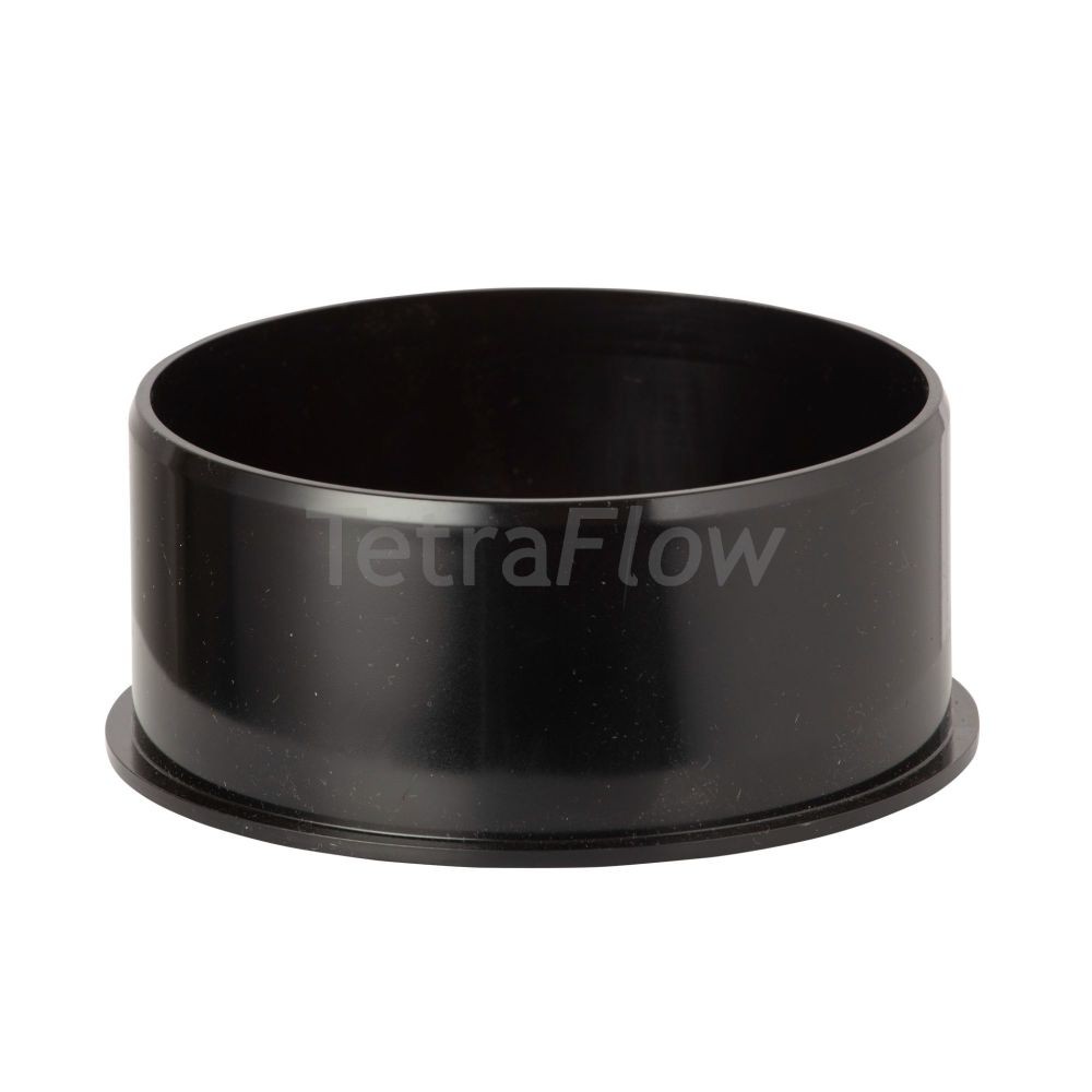 Black 32mm Push Fit Waste Socket Plug - PDC
