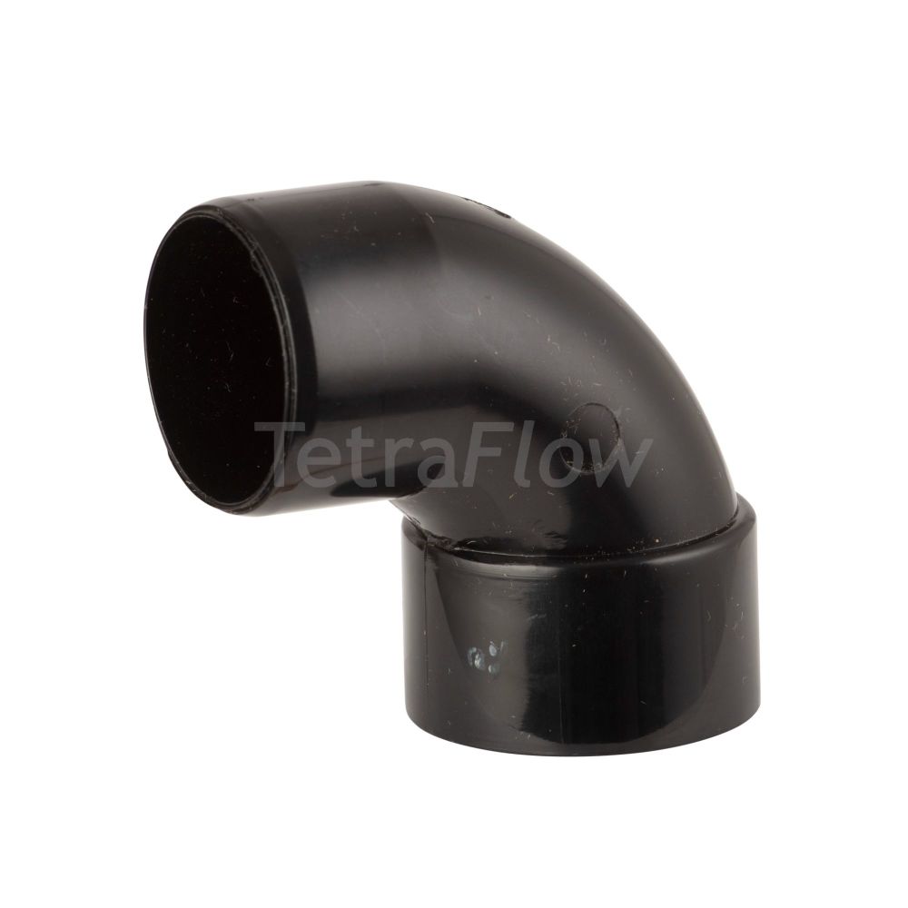 Black 50mm Solvent 92 Spigot Bend Waste - PDC