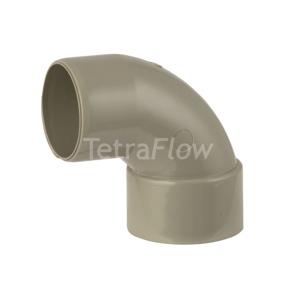 Grey 32mm Waste 90 Spigot Bend - PDC