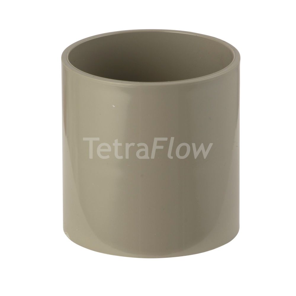 Grey 32mm Waste Straight Coupling - PDC