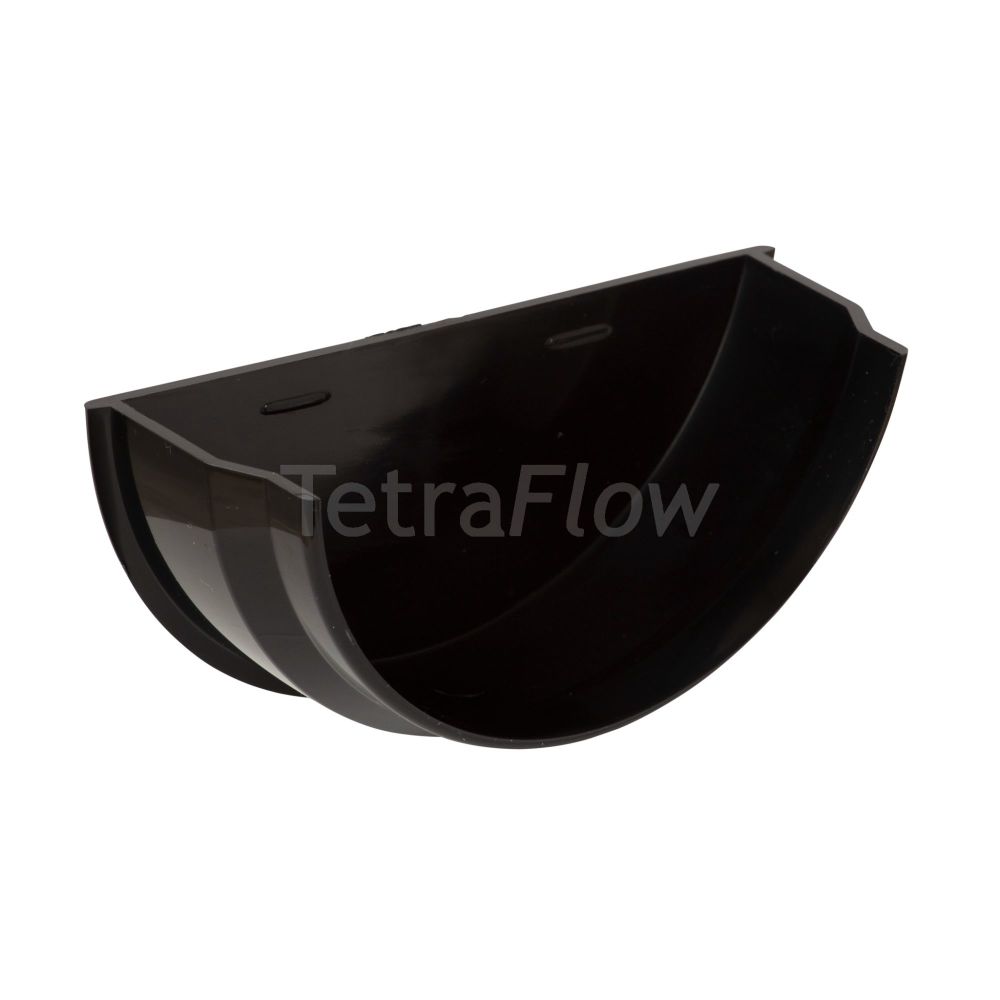 Black Half Round Internal Stop end - PDC