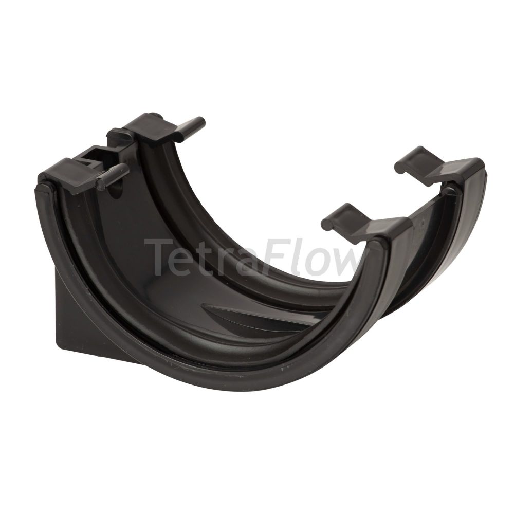 Black Half Round Union Bracket - PDC