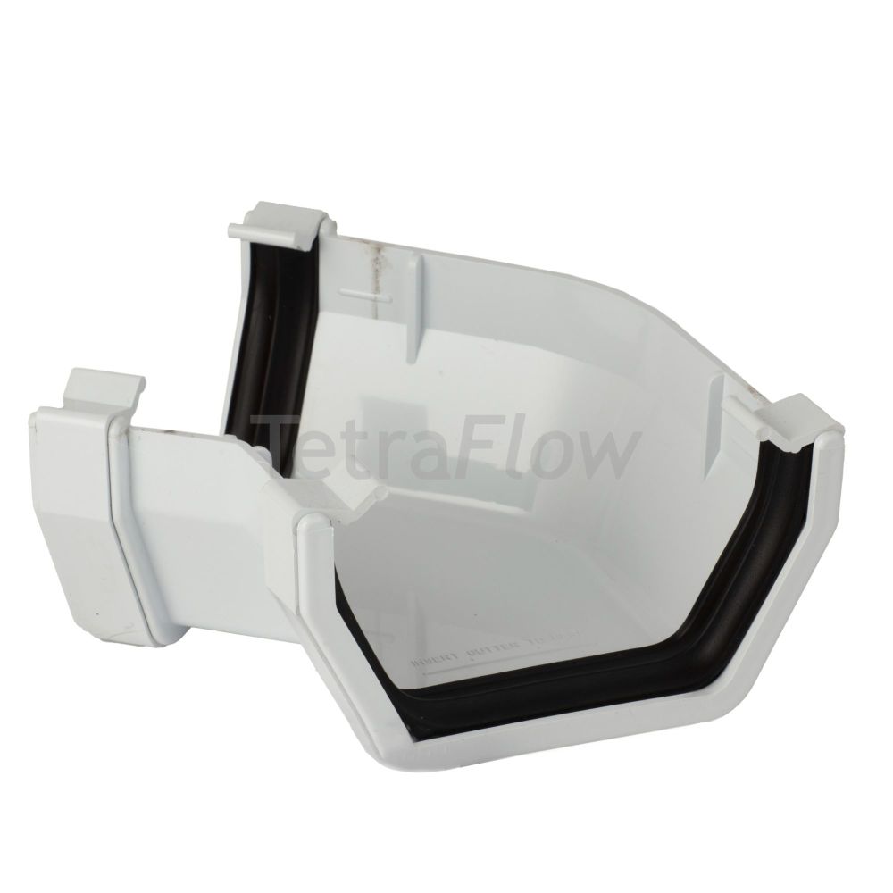 White Square Line 135 Gutter Angle - PDC