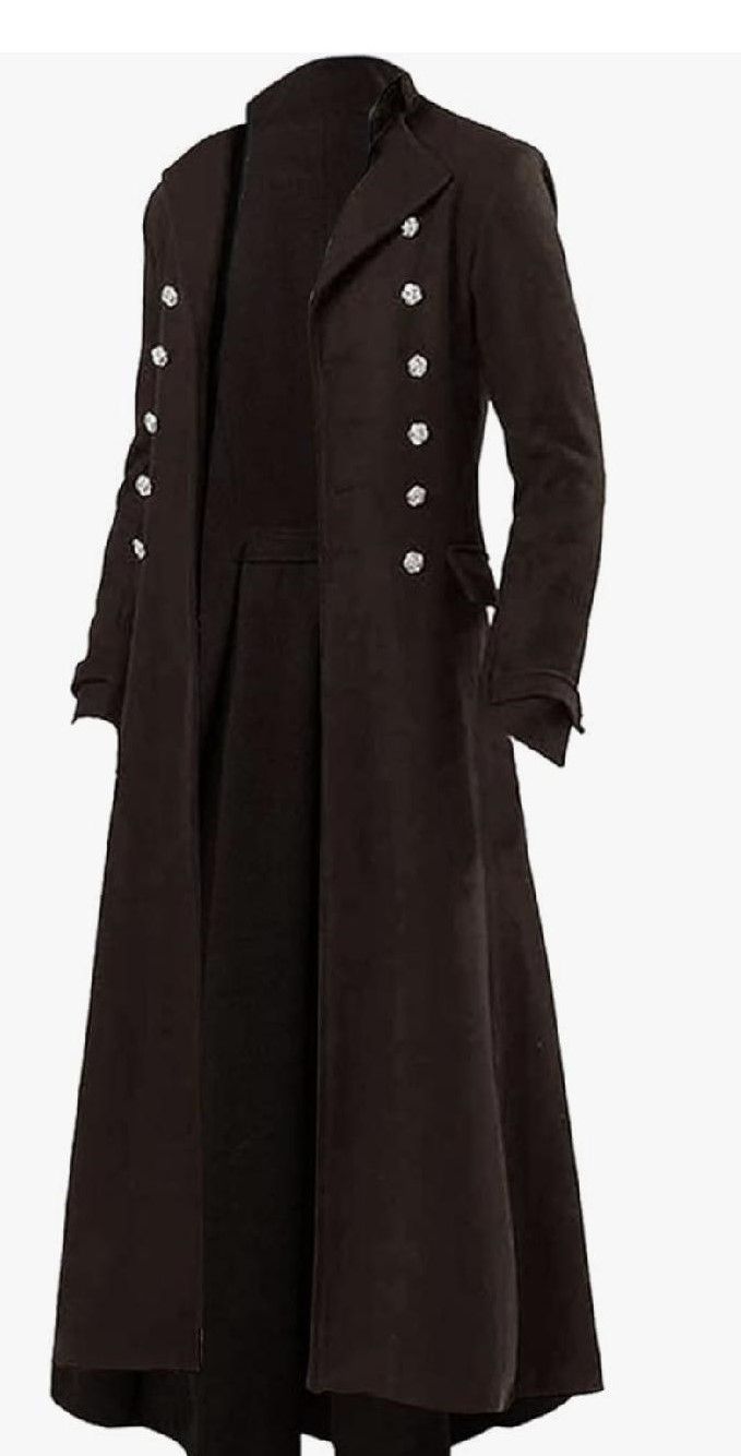 Fagan or Victorian Man's Long Duster Coat - part of Oliver! cast