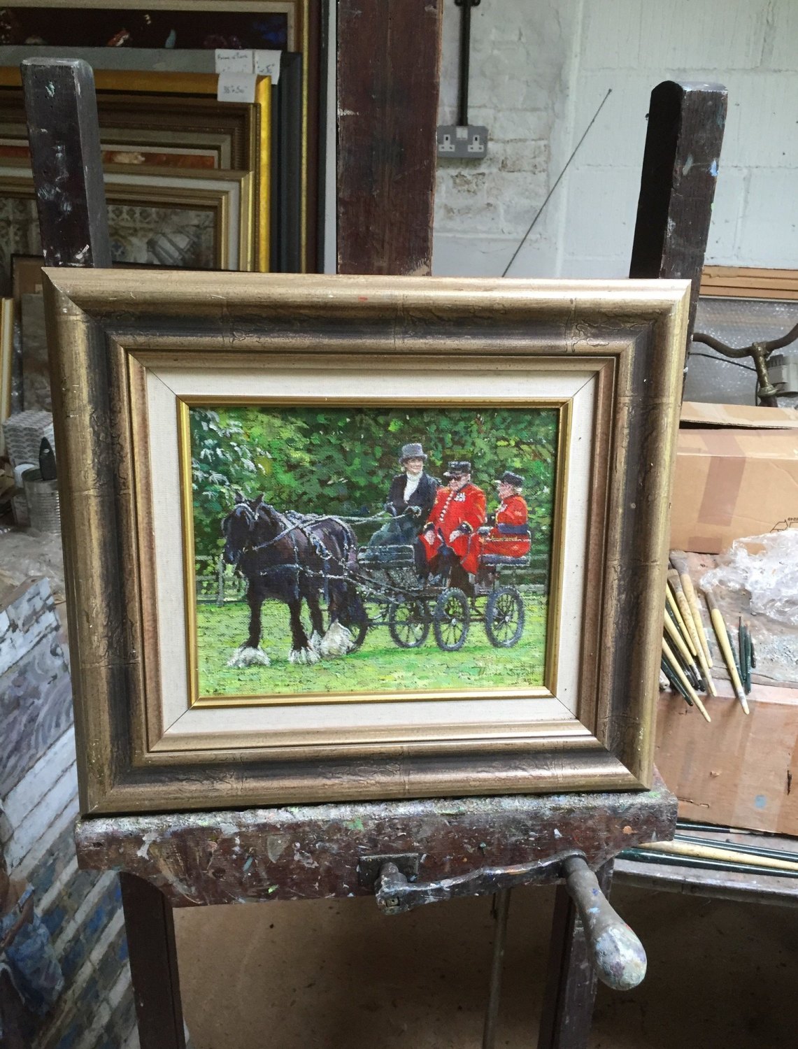 "Home James!!" by Dennis Syrett PPROI RBA RSMA SEA