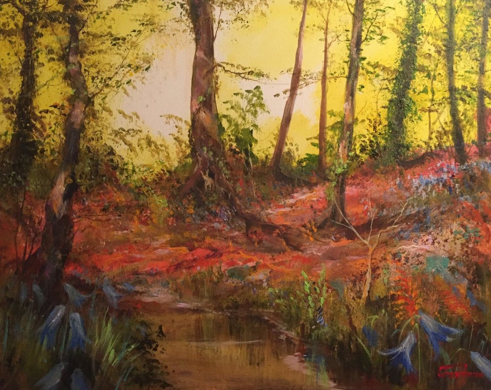 "The Bluebell Brook" by Leon Goodman