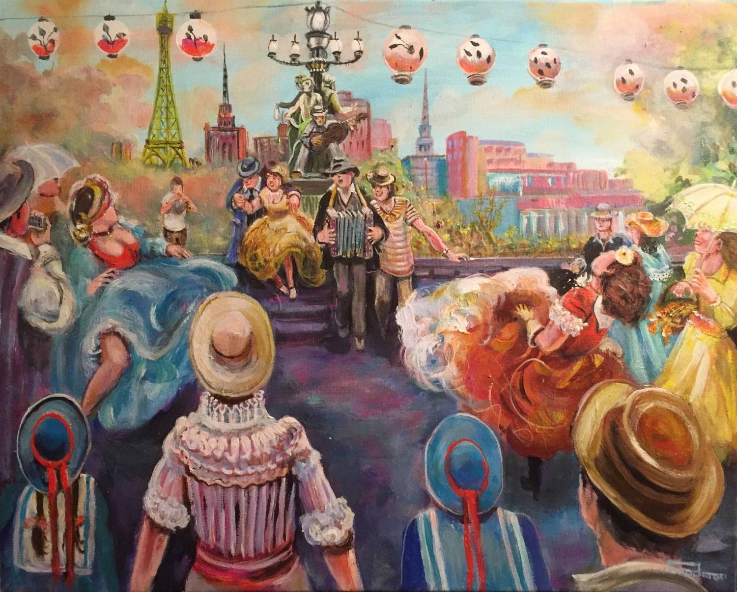 "Pont D'Amour, Paris" by Leon Goodman (now sold 14/6/20)