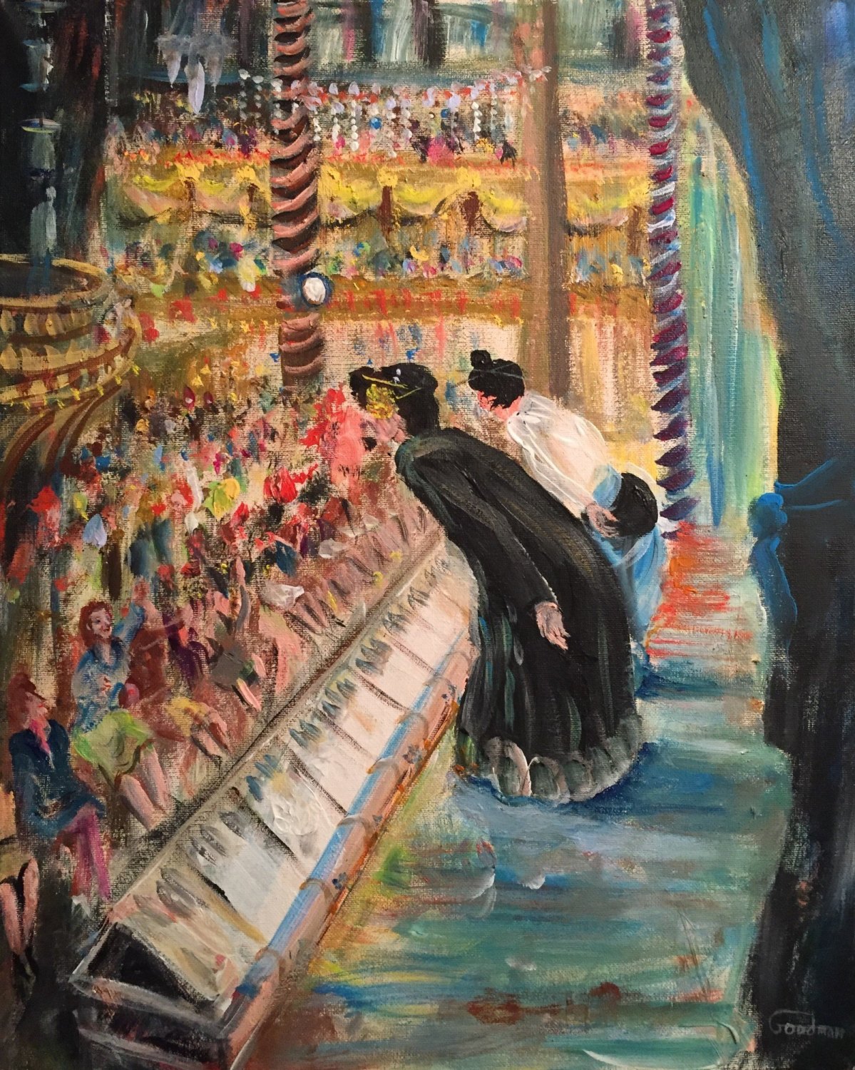 "Madame Butterfly" by Leon Goodman (now sold 5/11/18)