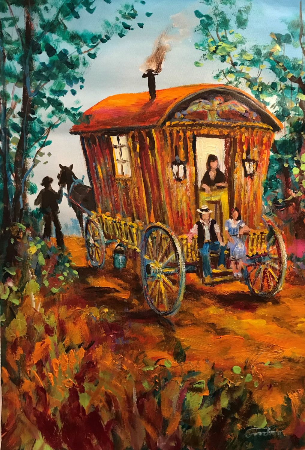 "Gypsy Heaven" by Leon Goodman (now sold 12/2/21)