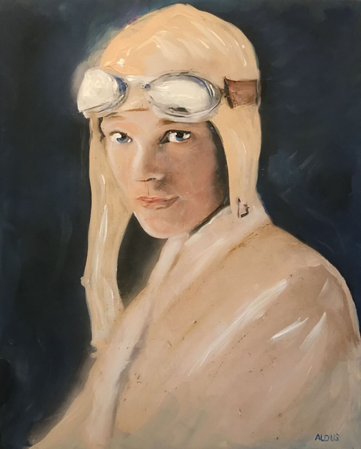 "Amelia Earhart" by David Aldus U.A