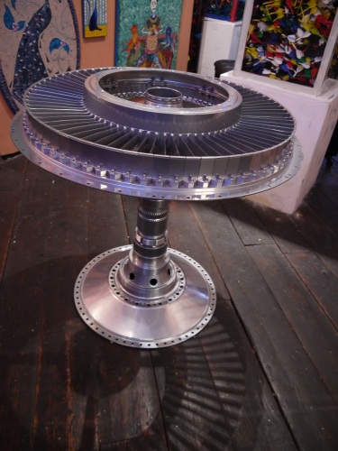 ROLLS-ROYCE BR700 TITANIUM TURBOFAN JET ENGINE TABLE- RAF NIMROD (Now ...