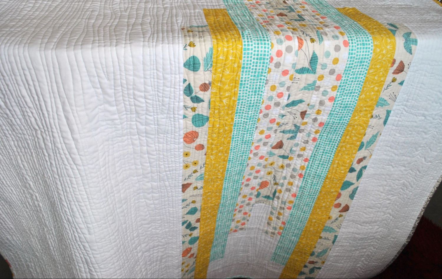 How to piece a quilt back