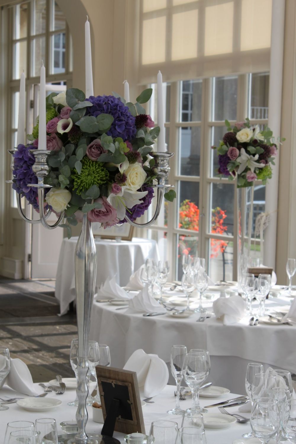 Tall Table Arrangements Wedding flowers Sussex