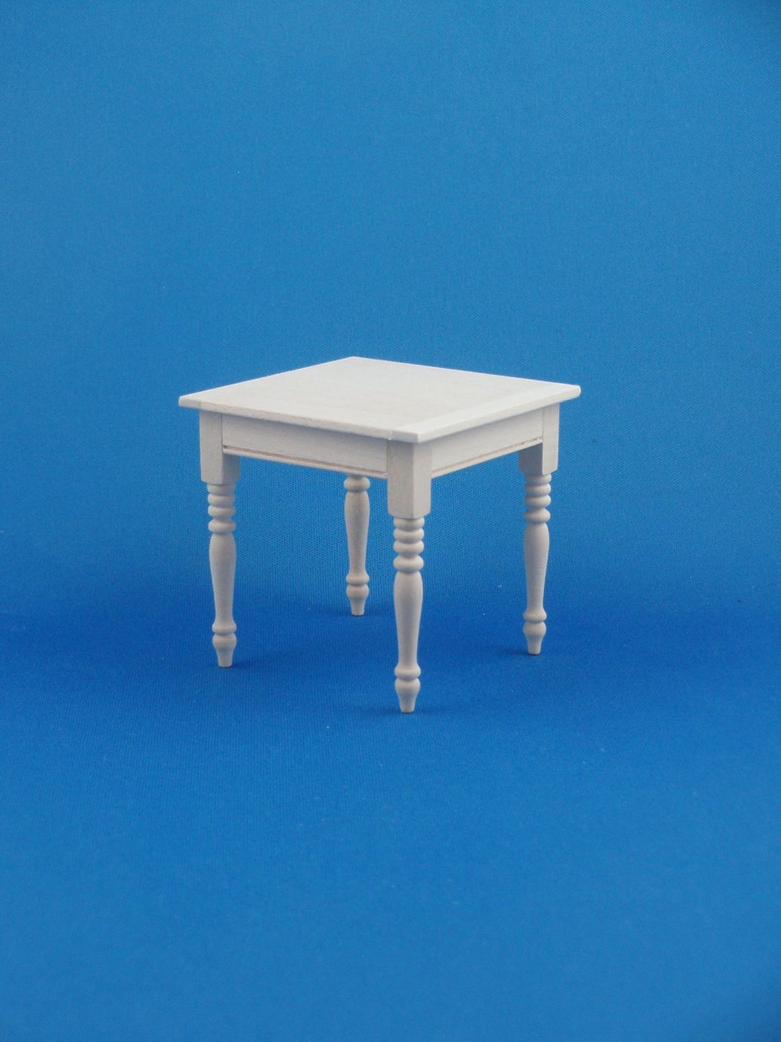 Miniature Dollshouse Furniture in Whitewood - 1/12th scale Tables from ...