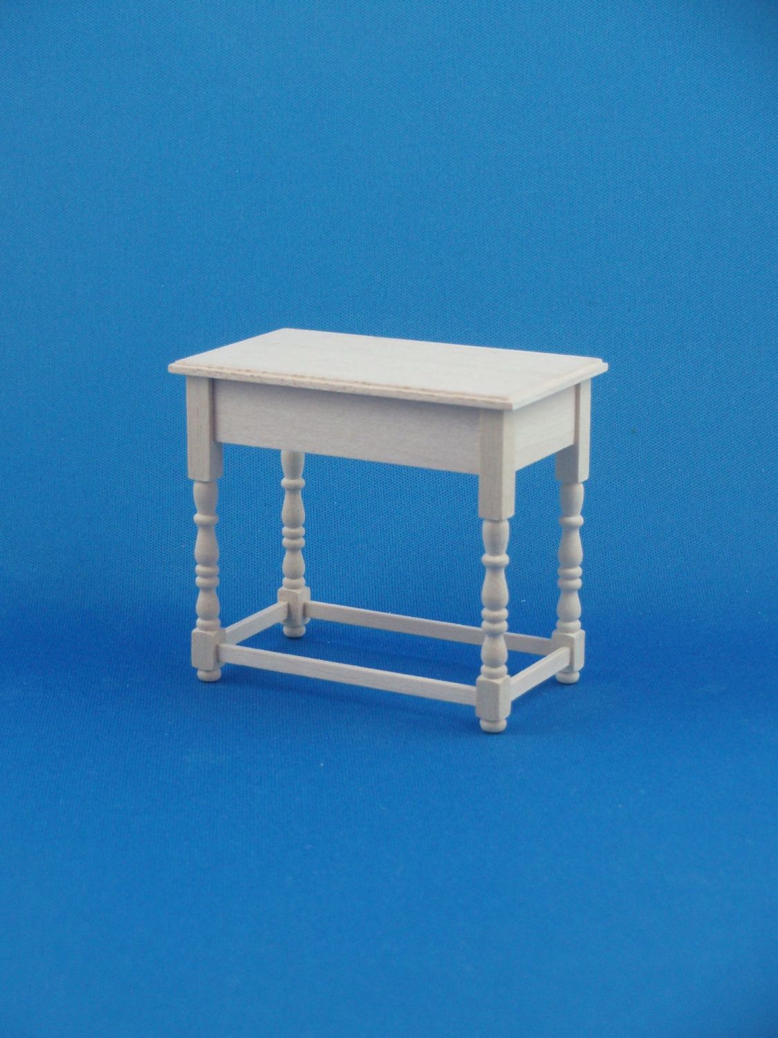 Miniature Dollshouse Furniture in Whitewood - 1/12th scale Tables from ...