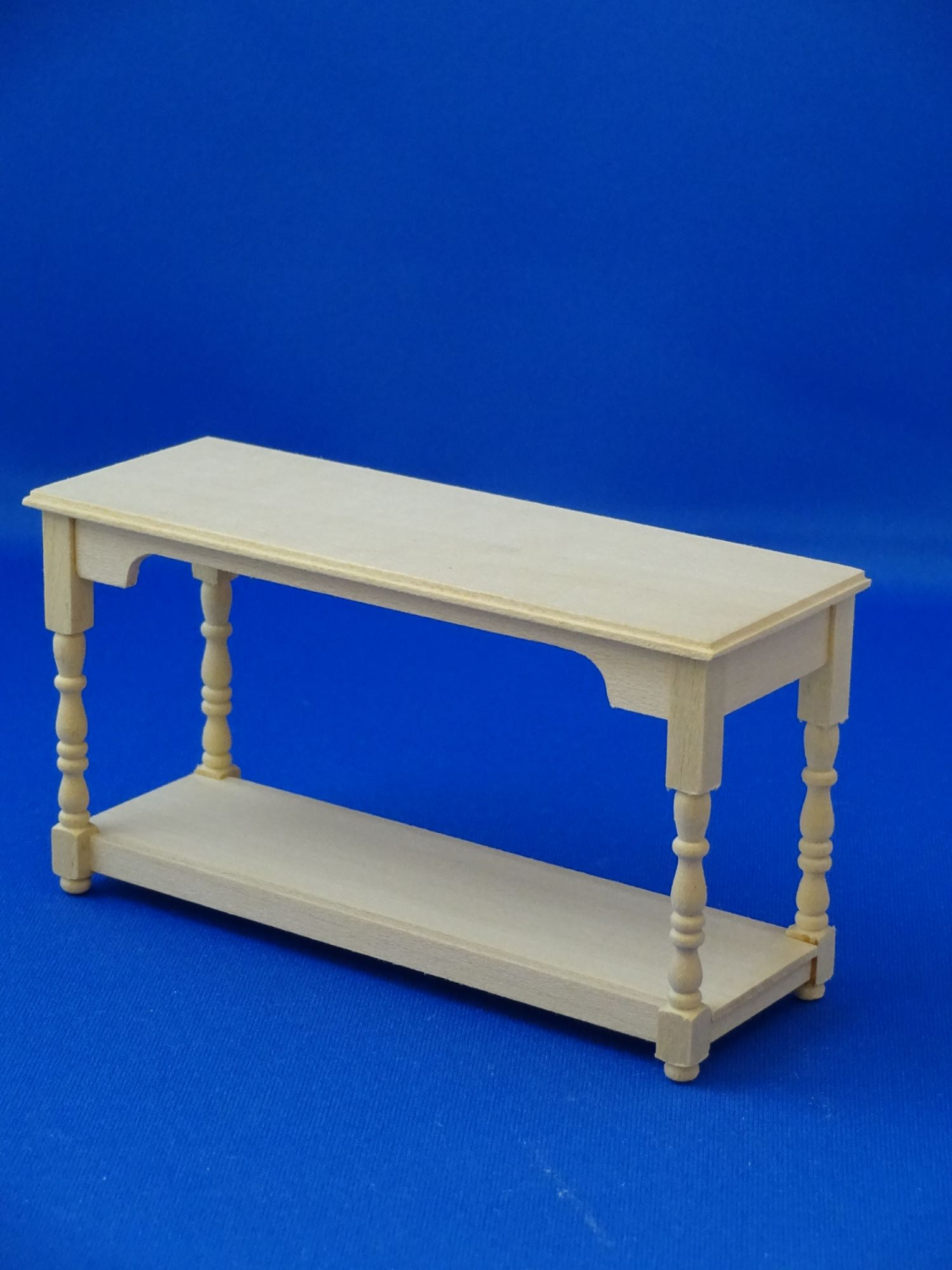 Miniature Dollshouse Furniture in Whitewood - 1/12th scale Tables from ...