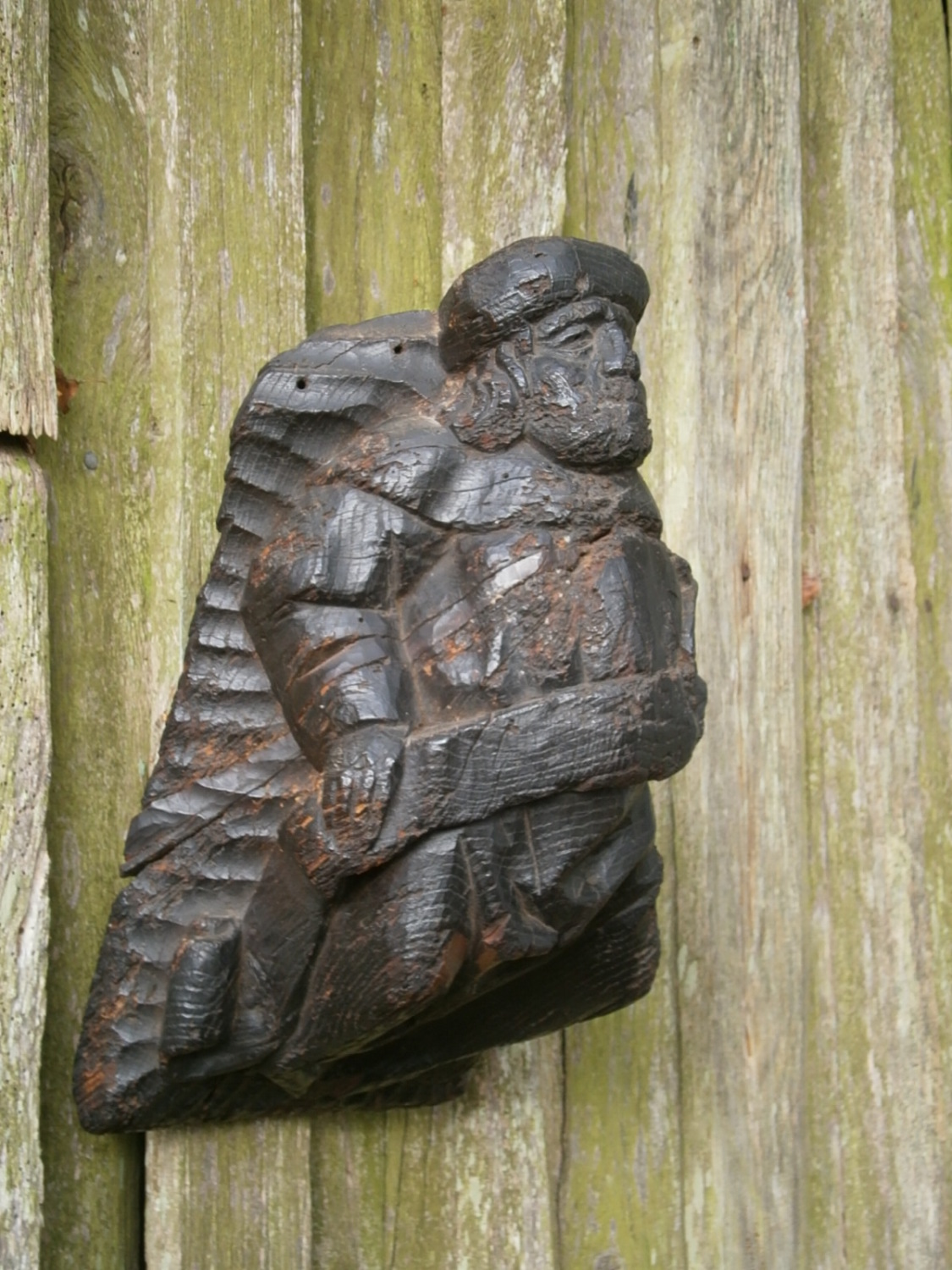 english medieval oak corbel